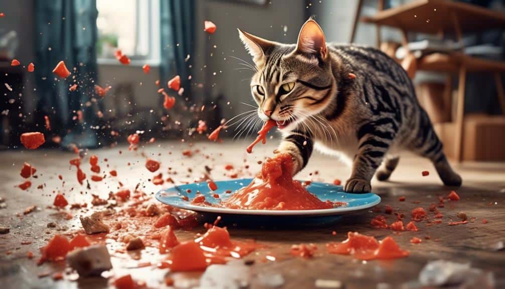 Cat Licks Food A Recipe For Disaster