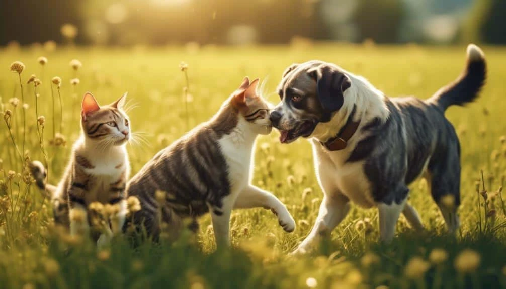Unveiling the Secrets of Cats and Dogs Playing Together